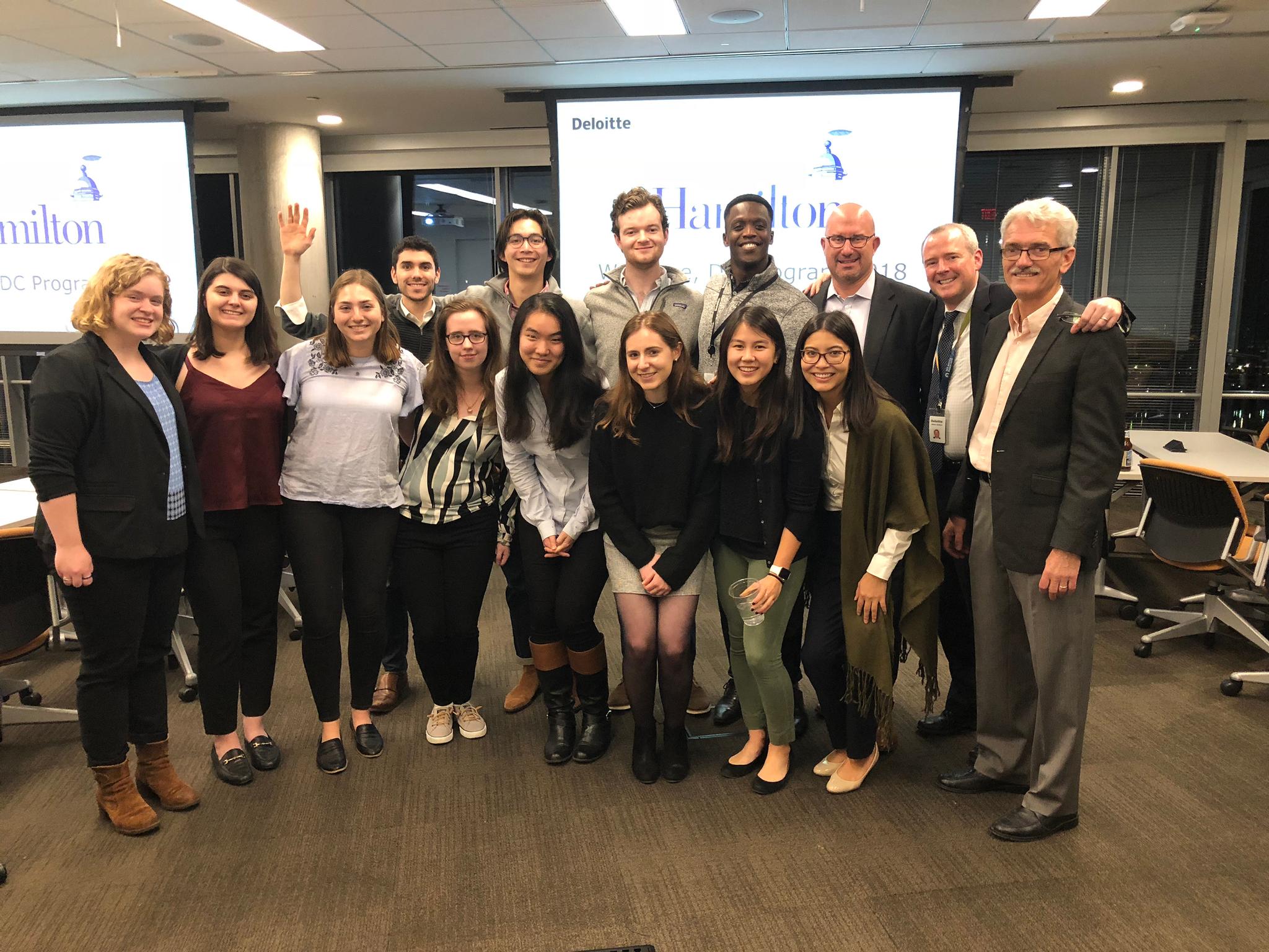 DC Program Students Connect With Alums at Deloitte - News - Hamilton ...