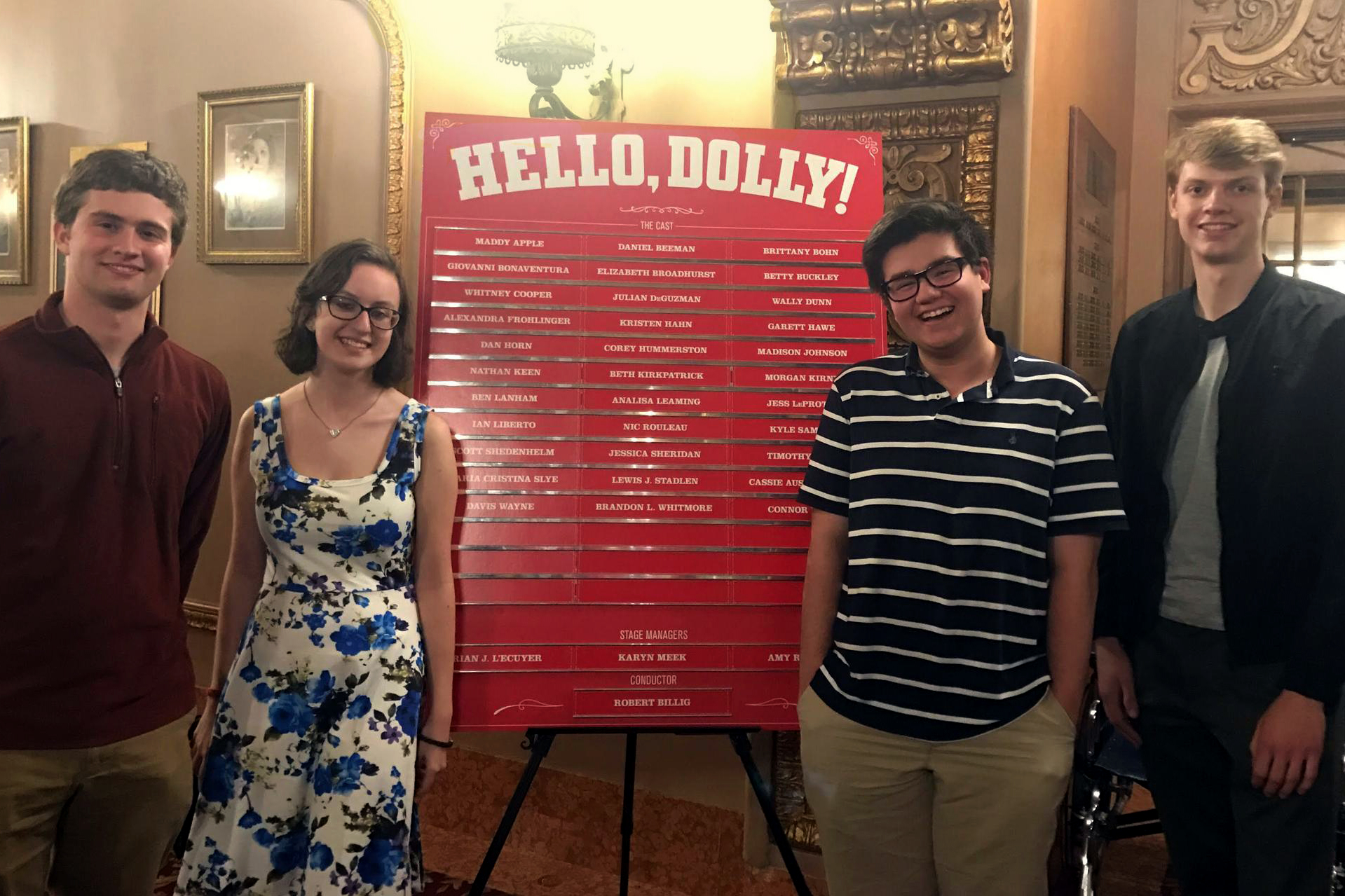Students Get Backstage Look at National Touring Hello Dolly - News ...