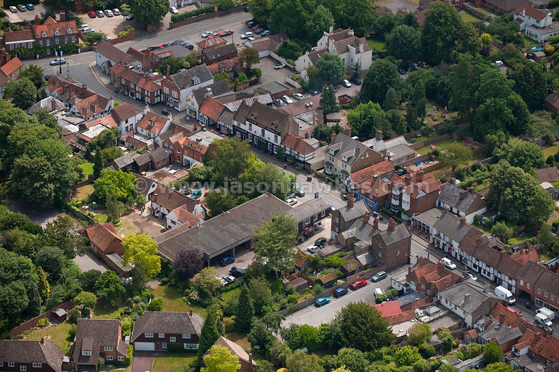 Aerial View. Aerial view of Cookham, Berkshire . Jason Hawkes