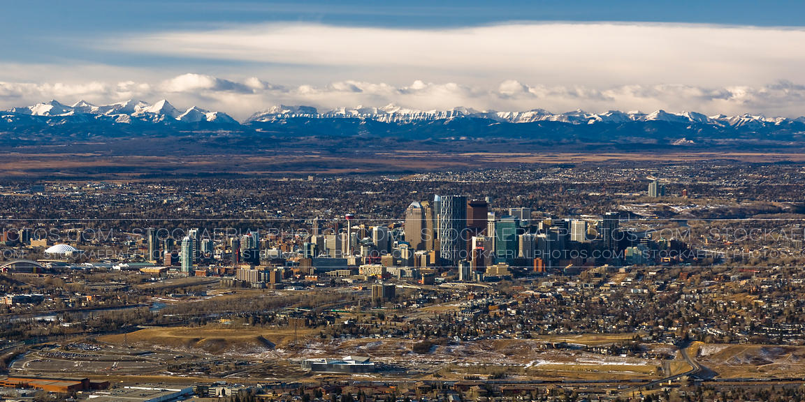 Aerial Photo | Calgary Skyline