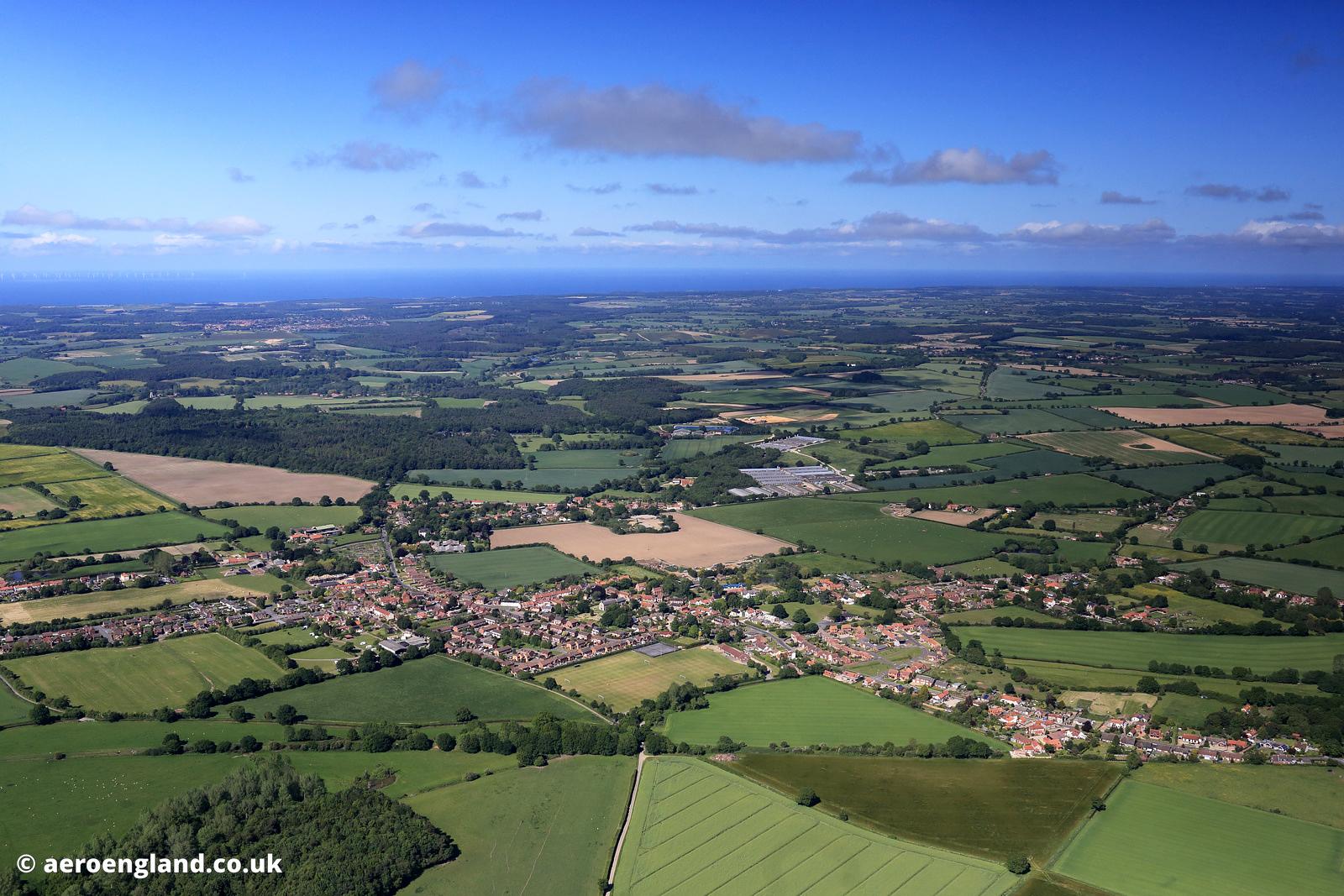 aeroengland | aerial photograph of Briston Norfolk England UK