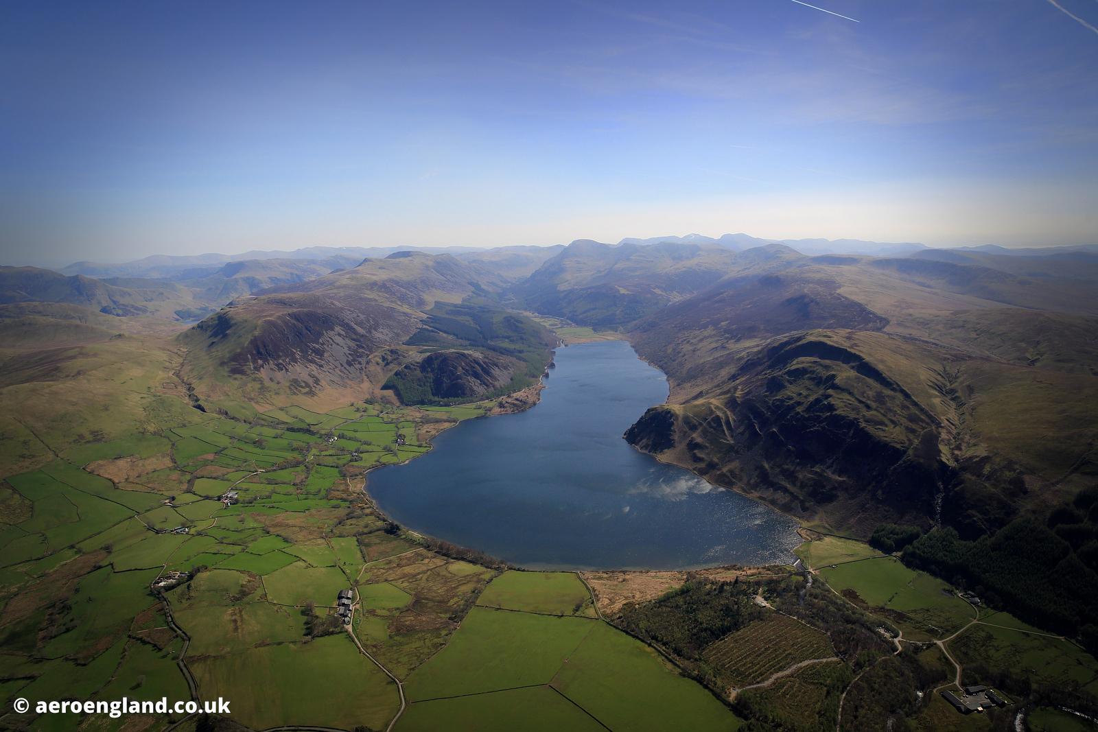 aeroengland | aerial photograph of Ennerdale Water in the Lake District ...