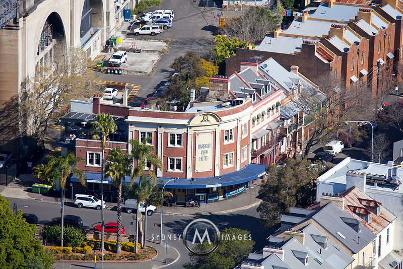 Sydney Aerial Photography - Harbour View Hotel, The Rocks