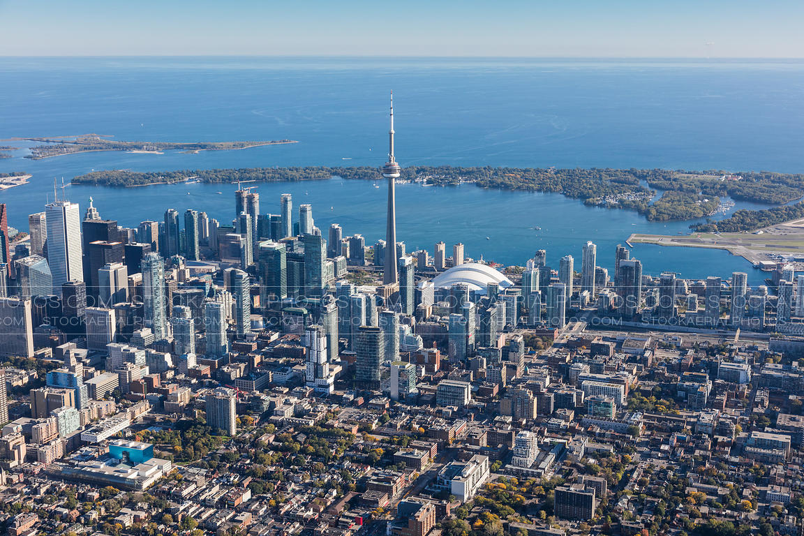 Aerial Photo | Toronto Downtown Skyline