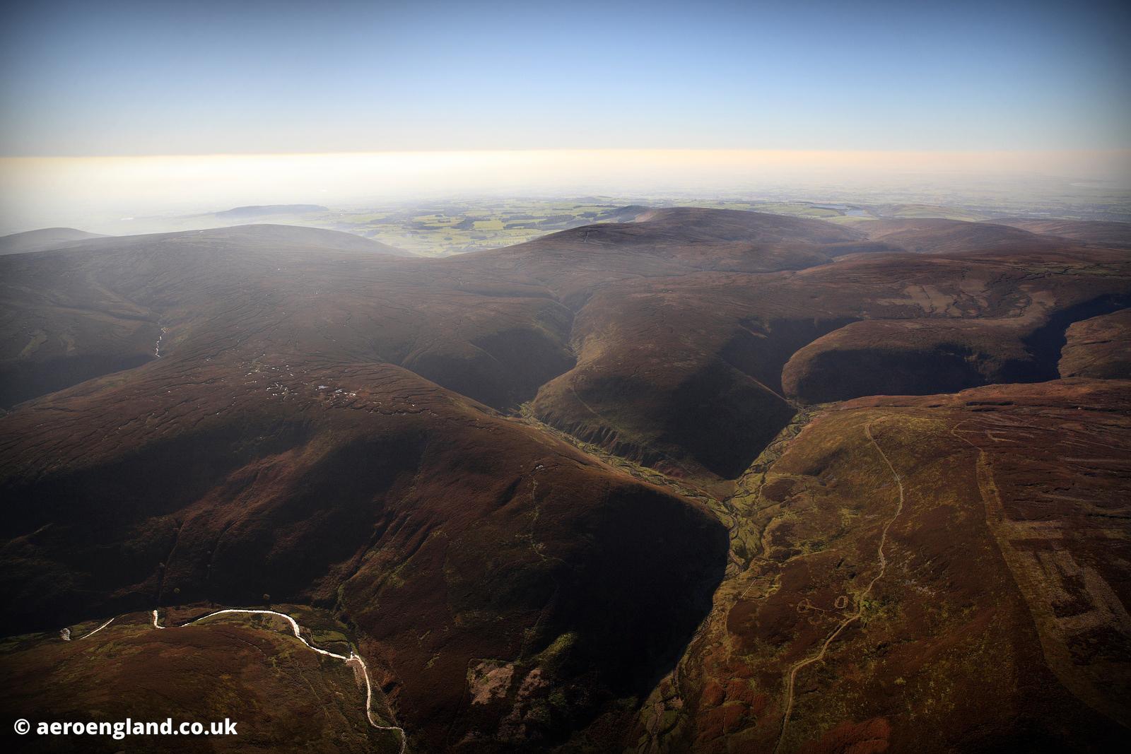aeroengland | aerial photograph of the Forest of Bowland Lancashire England