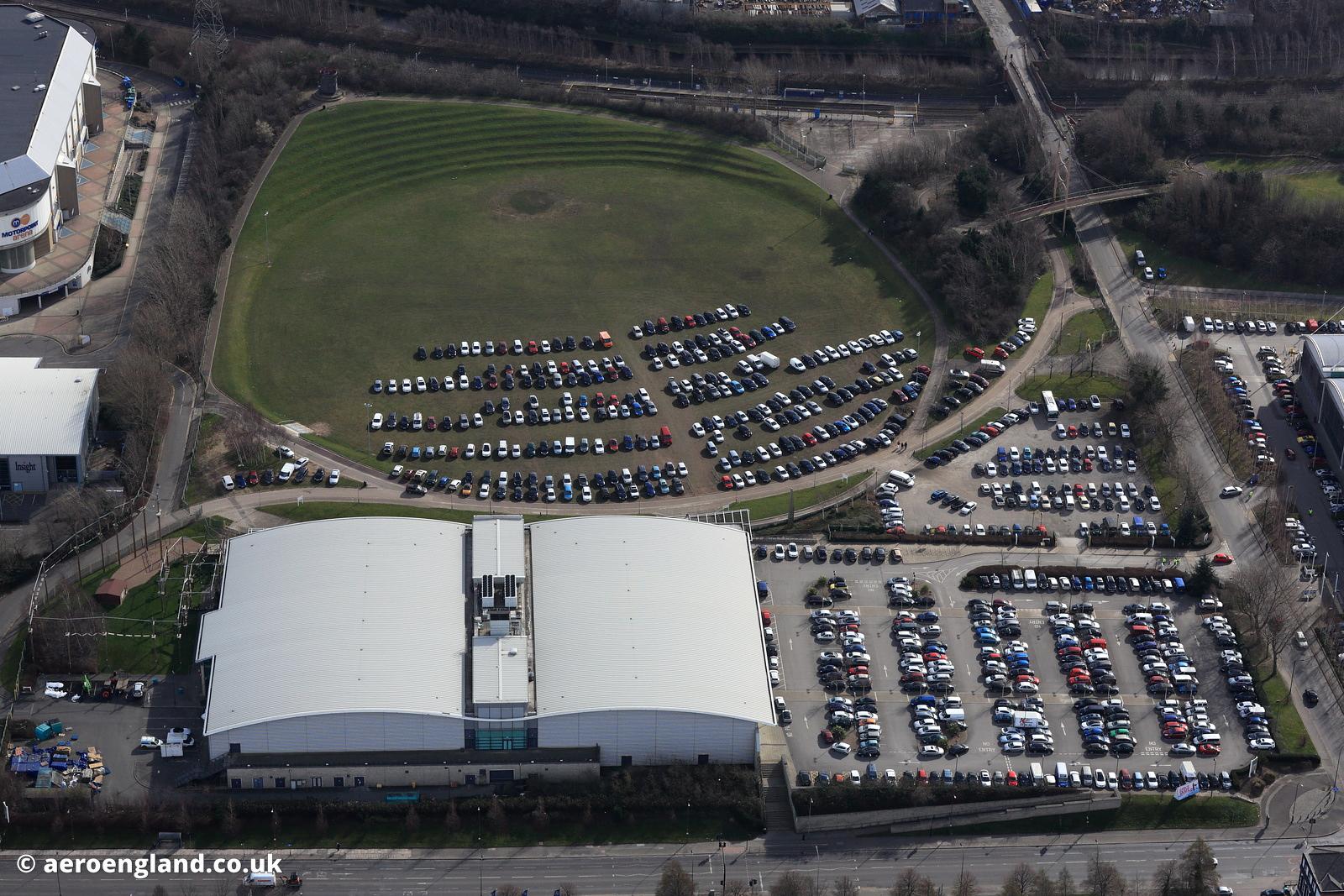 aeroengland | aerial photograph of the Don Valley Bowl Sheffield South ...