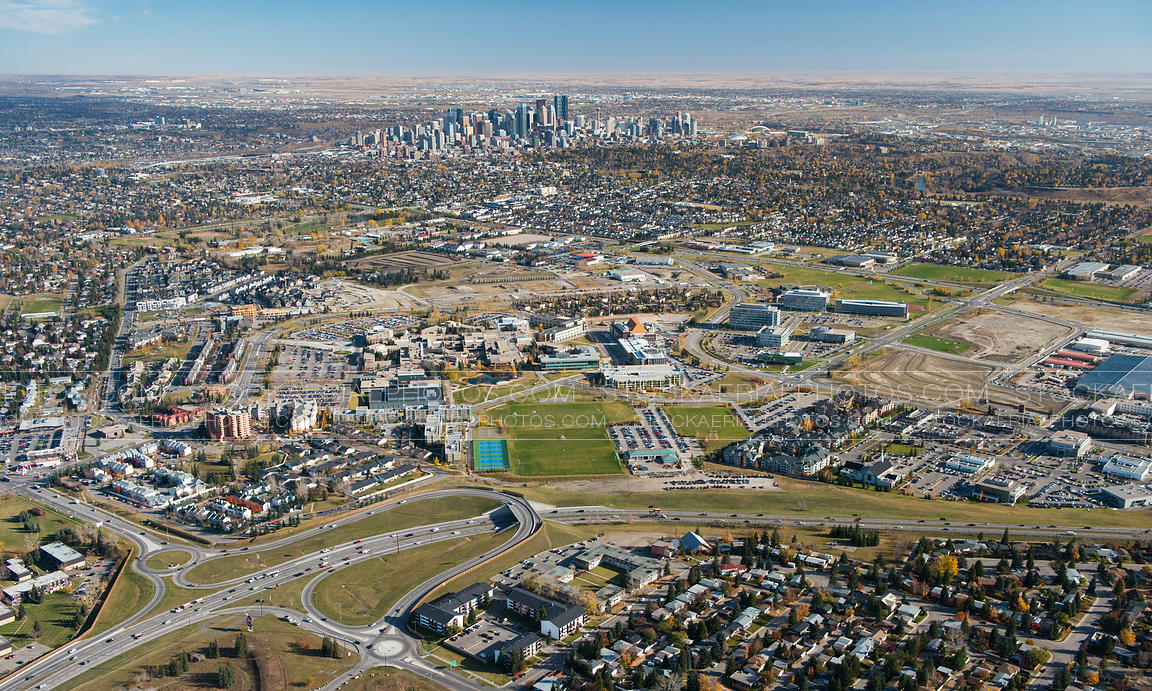 Aerial Photo | Mount Royal University Campus, Calgary