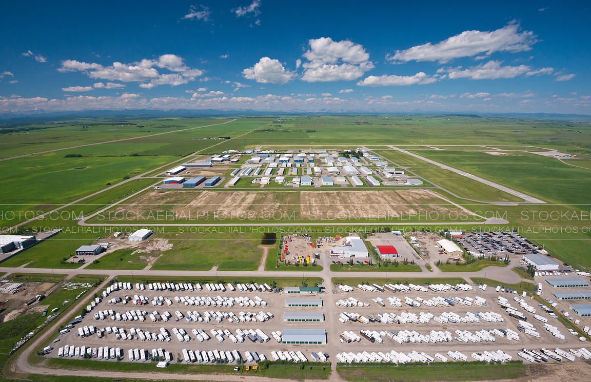 Aerial Photo | Springbank Airport (CYBW)