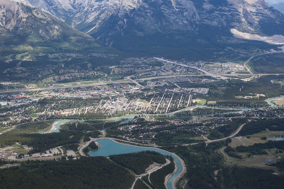 Aerial Photo | Canmore, Alberta