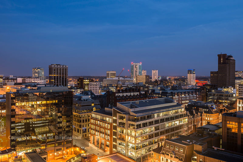Images of Birmingham Photo Library A view over Birmingham city centre ...