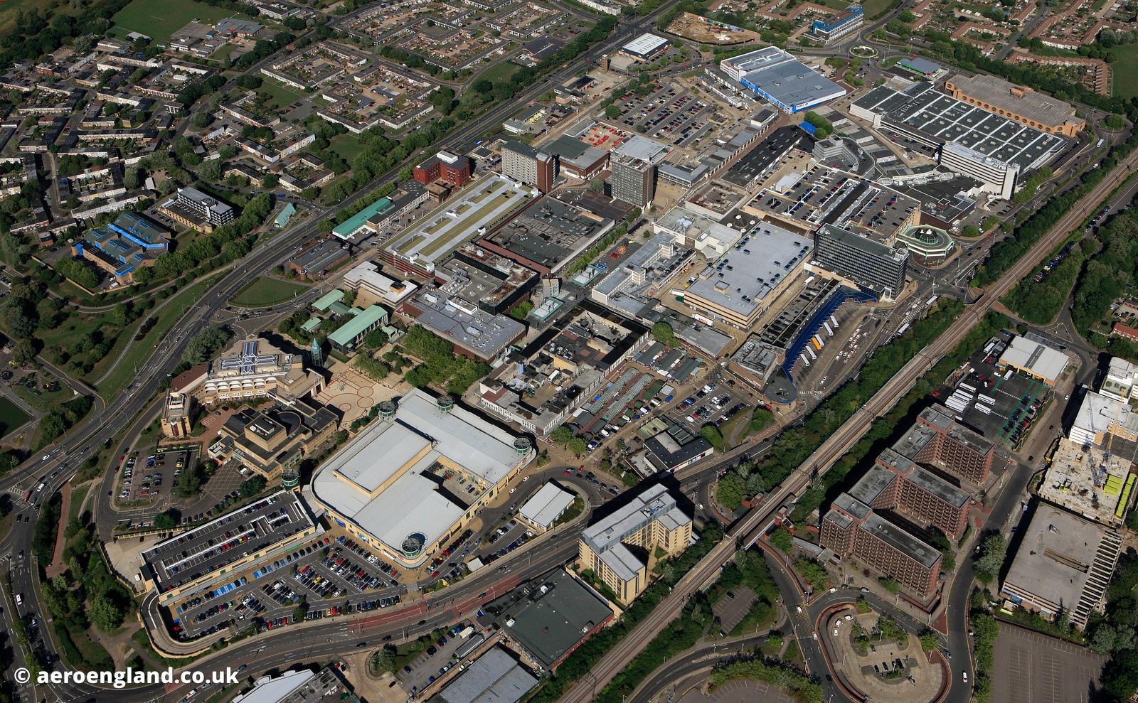 aeroengland | aerial photograph of Basildon Essex England UK