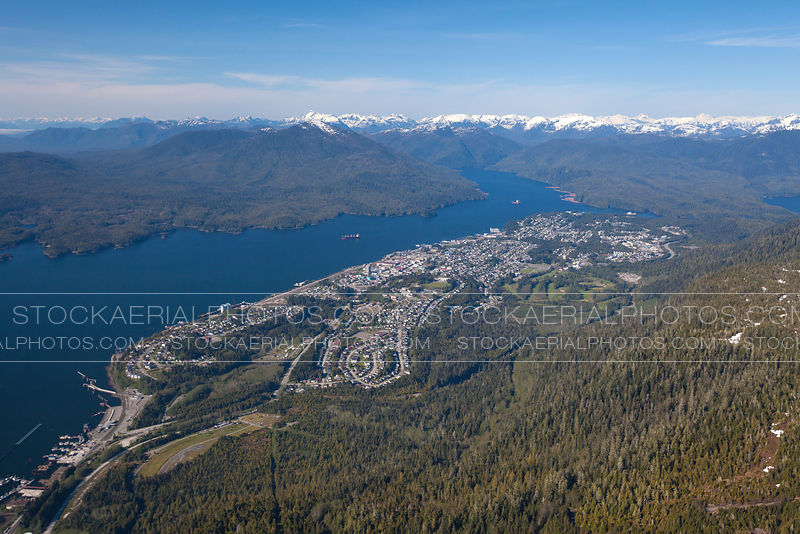 Aerial Photo | Aerial photo of downtown Prince Rupert, British Columbia.