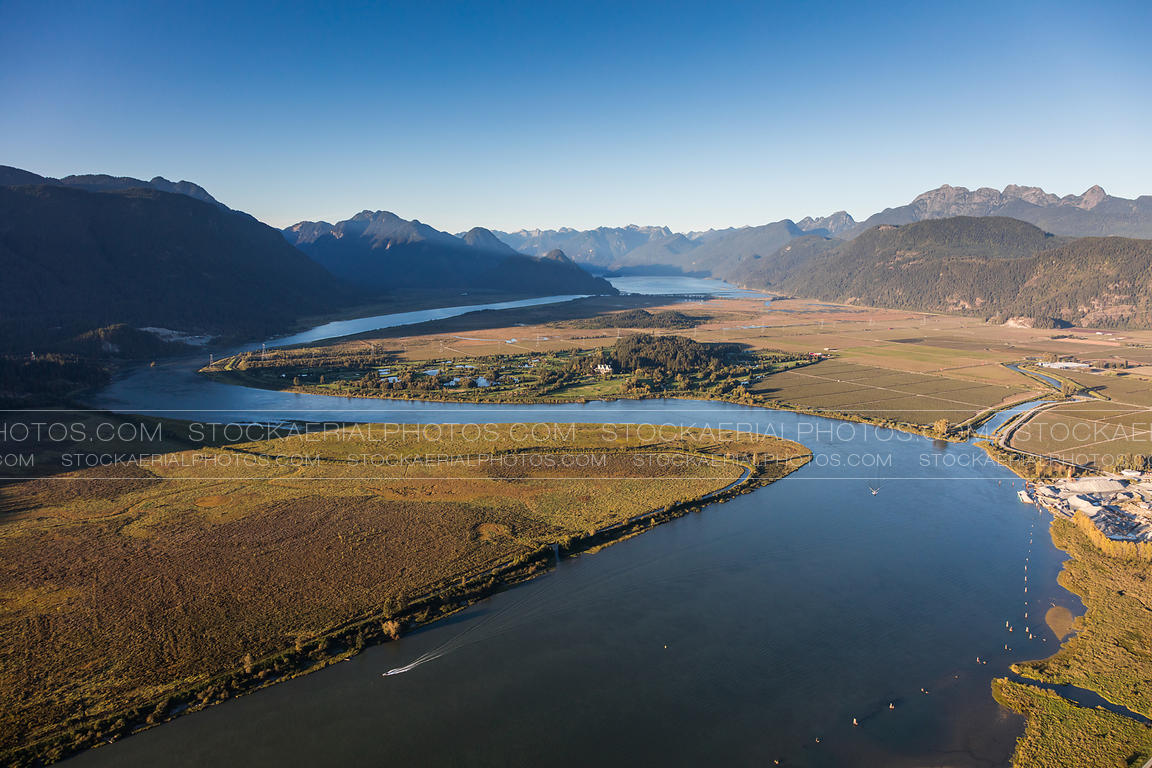 Aerial Photo | Pitt River, British Columbia
