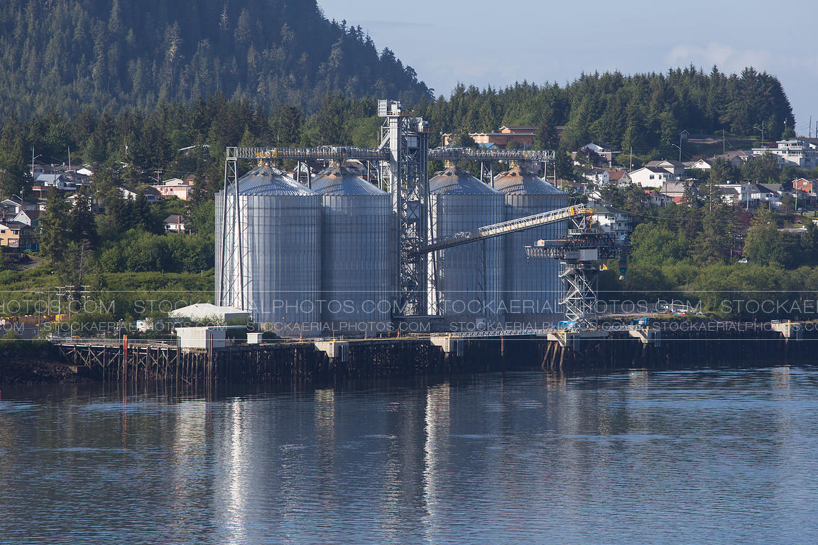 Aerial Photo | Westview Wood Pellet Terminal, Prince Rupert