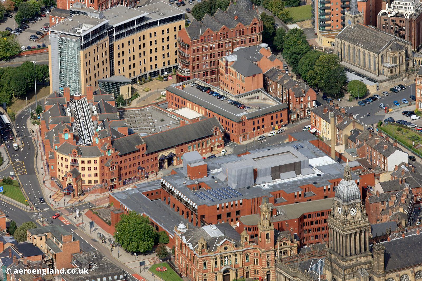 aeroengland | aerial photograph of Leeds Combined Court Centre, The ...