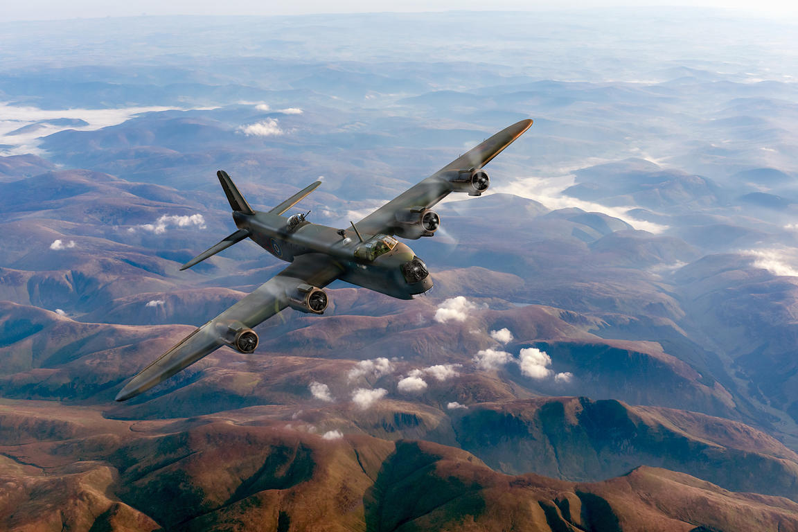 Flight Artworks Short Stirling air test