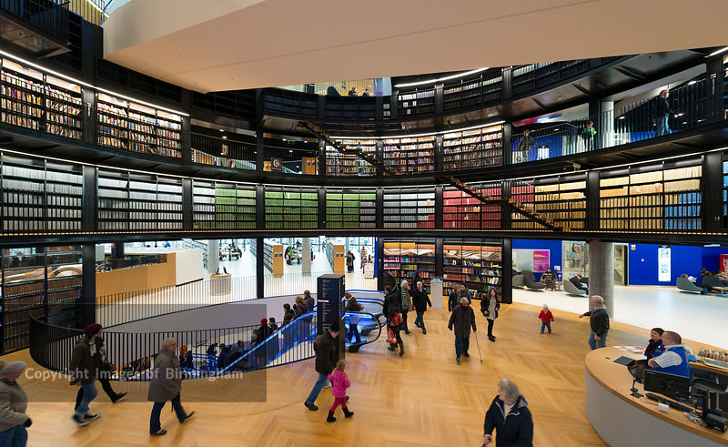 Images of Birmingham Photo Library The interior of the new Library of ...