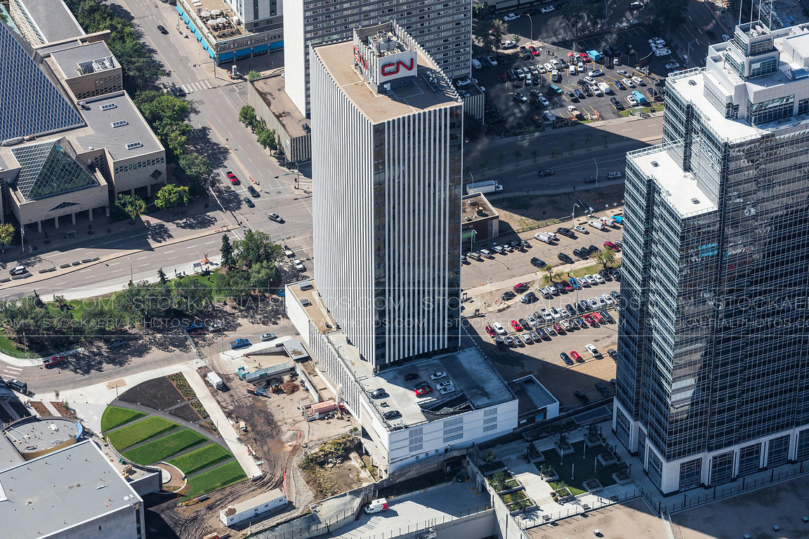 Aerial Photo | CN Tower, Edmonton