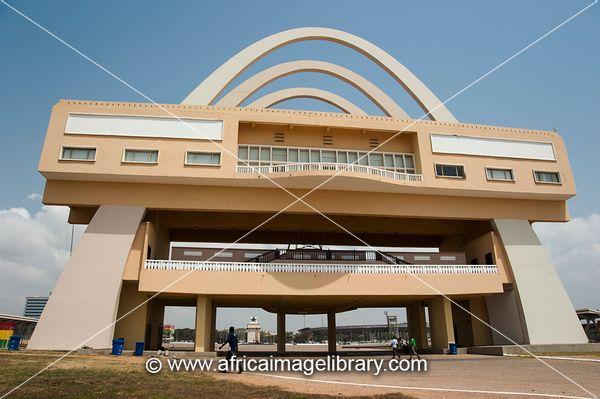Photos and pictures of: Independence Arch on Independence Square, Accra ...
