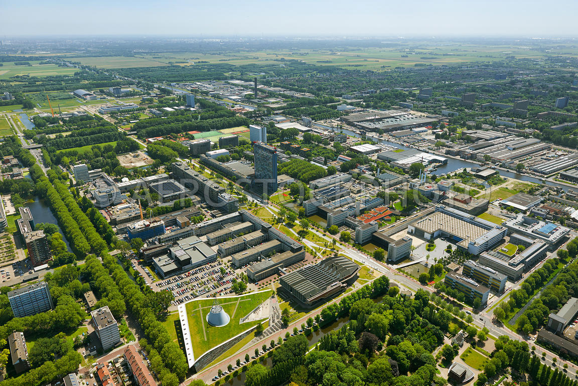 aerial view | Delft University of Technology, Delft, south Holland, the ...