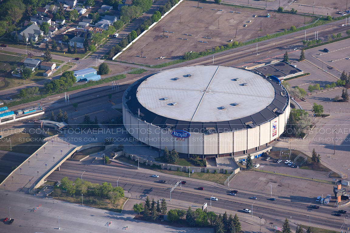 Aerial Photo | Rexall Place, Edmonton