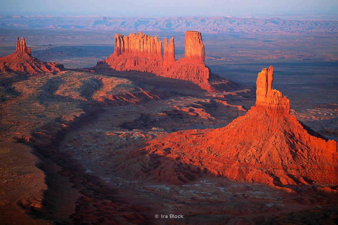 Ira Block Photography | Aerial View of Mounment Valley, Utah