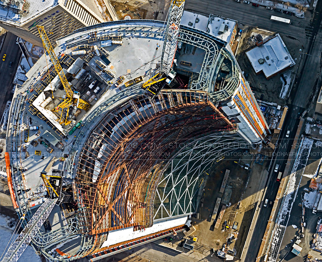 Aerial Photo | Bow Building Construction