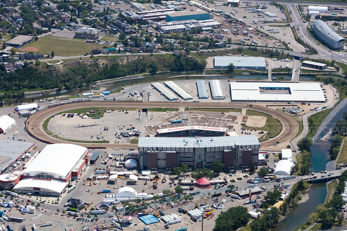 Aerial Photo | Stampede Park, Calgary