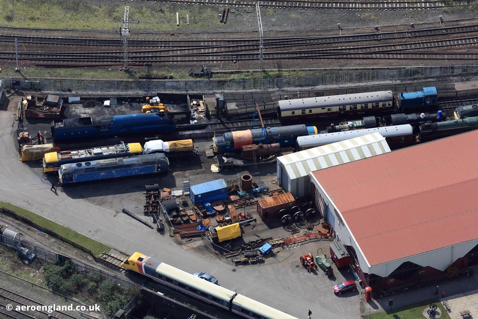 aeroengland | aerial photograph of Crewe Heritage Centre Crewe Cheshire ...