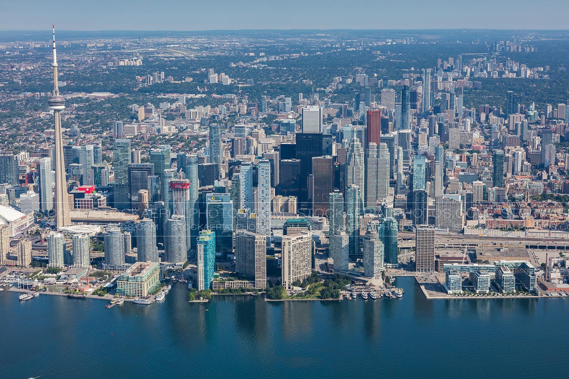 Aerial Photo | Toronto Skyline 2017
