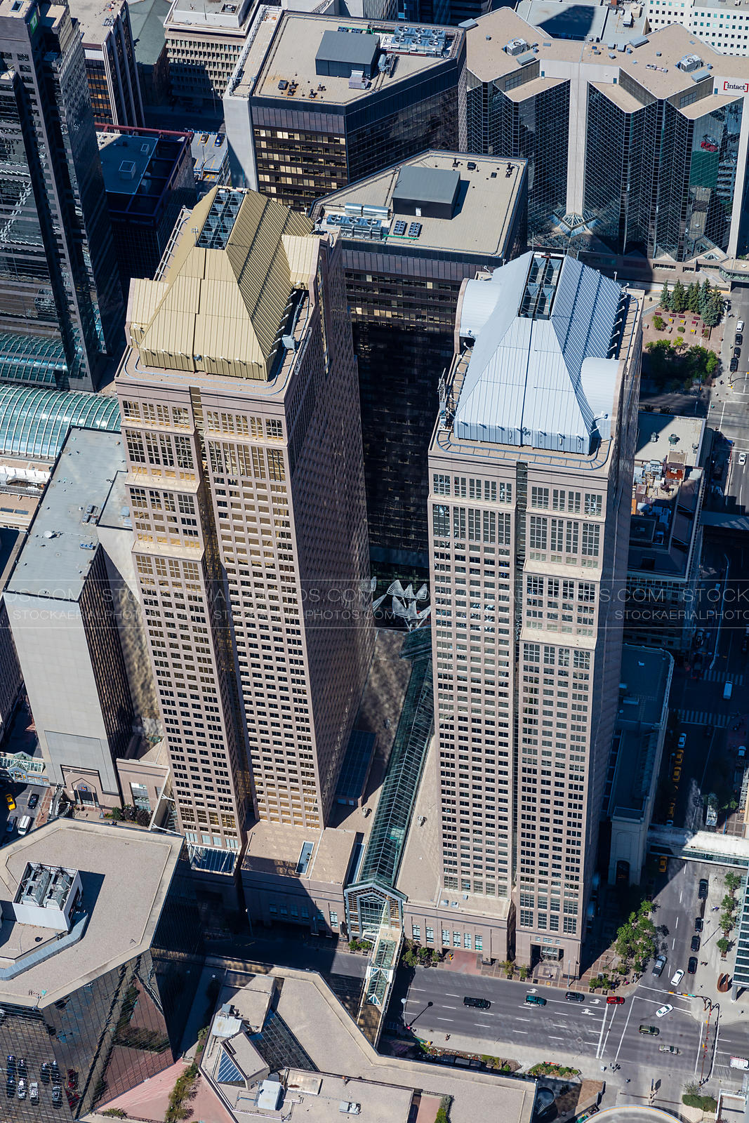 Aerial Photo | Bankers Hall Towers, Calgary