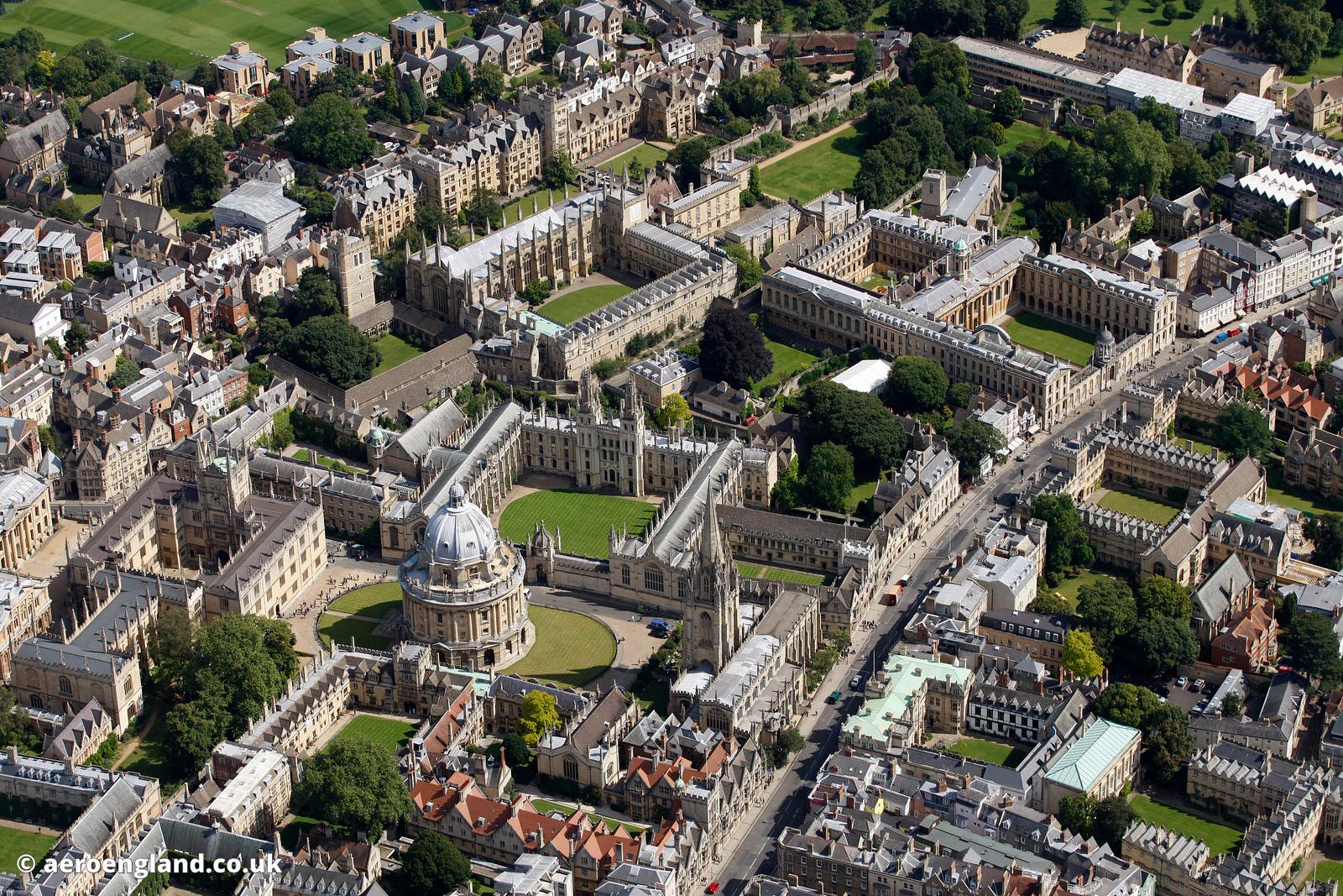 aeroengland | aerial photograph of Oxford England UK