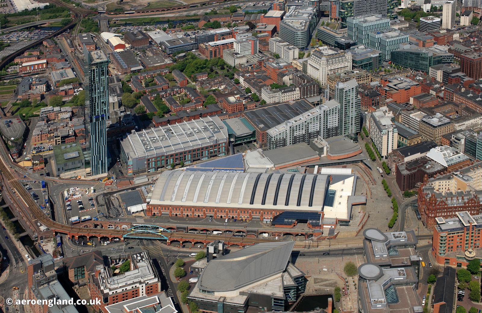 aeroengland | aerial photograph of Manchester Central Convention Complex
