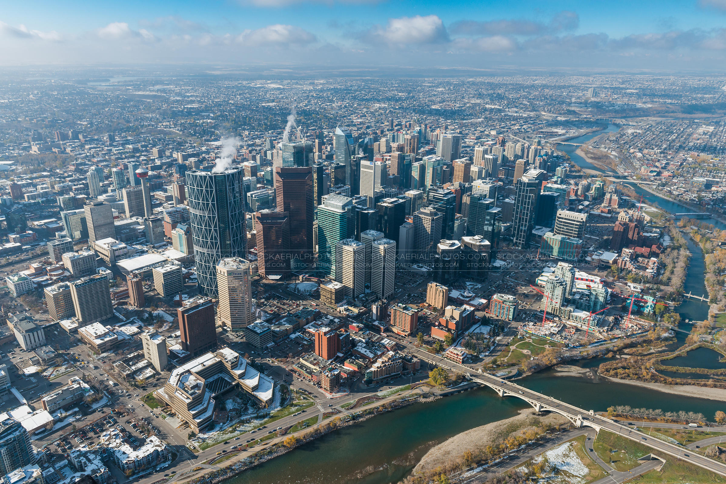 Aerial Photo | Calgary Skyline