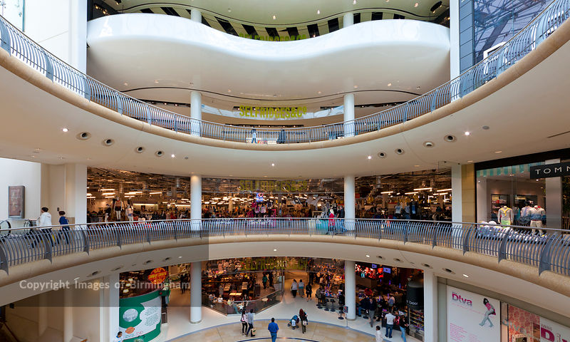 Images of Birmingham Photo Library The interior of The Bullring ...