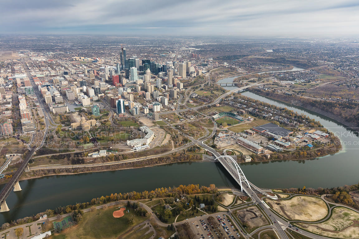 Aerial Photo | Edmonton Skyline