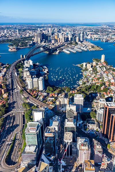 Sydney Aerial Photography - North Sydney and Sydney Portrait