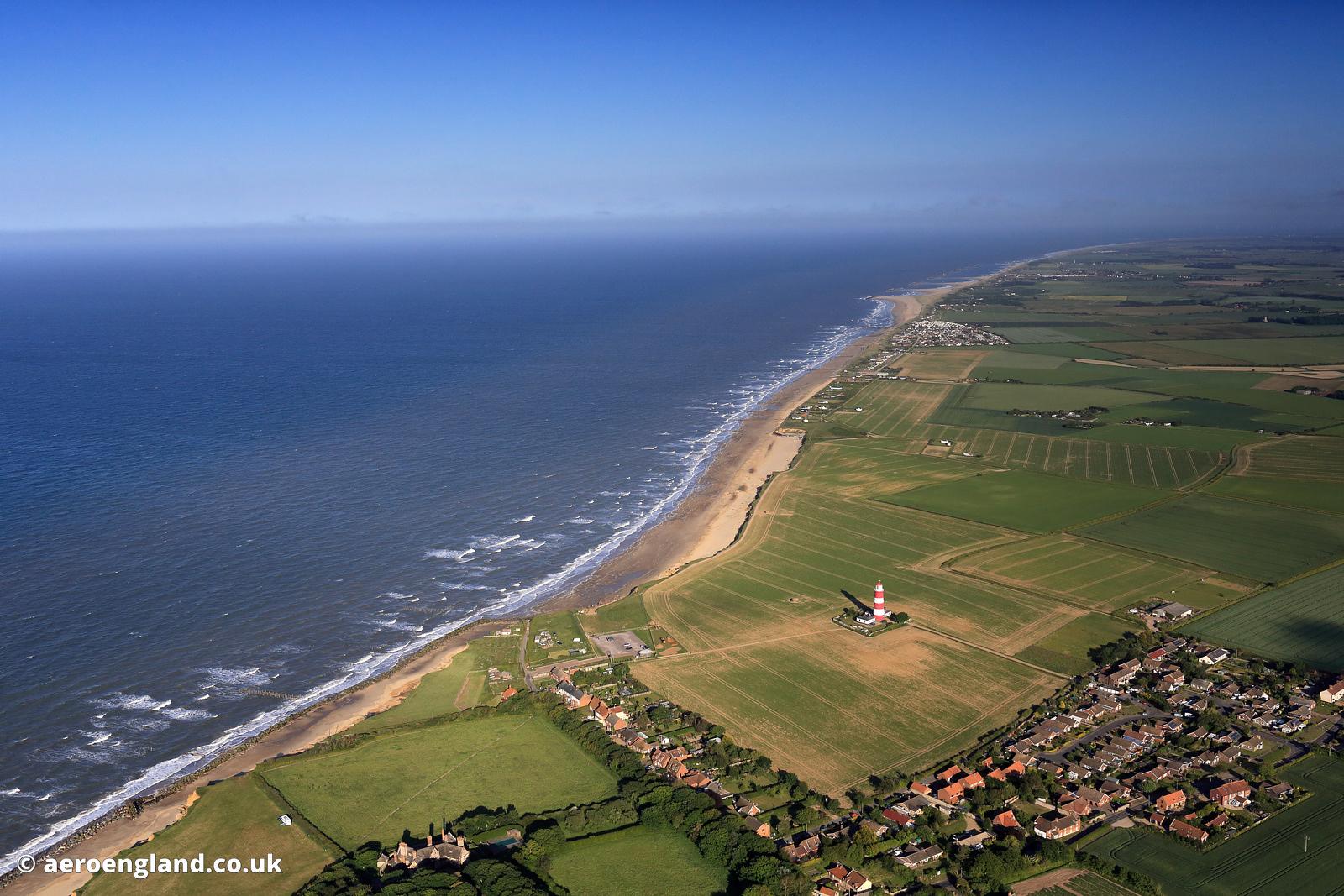 aeroengland | aerial photograph of the Norfolk Coast at Happisburgh
