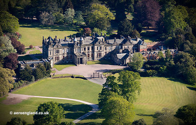 aeroengland | aerial photograph of Ranton Abbey Staffordshire England UK