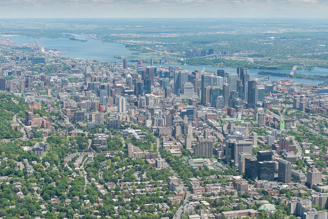 Aerial Photo | Montreal Skyline
