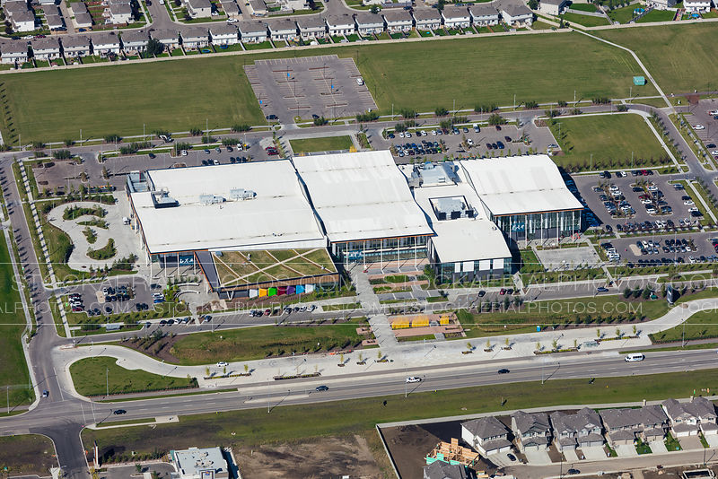 Aerial Photo | The Meadows Community Recreation Centre