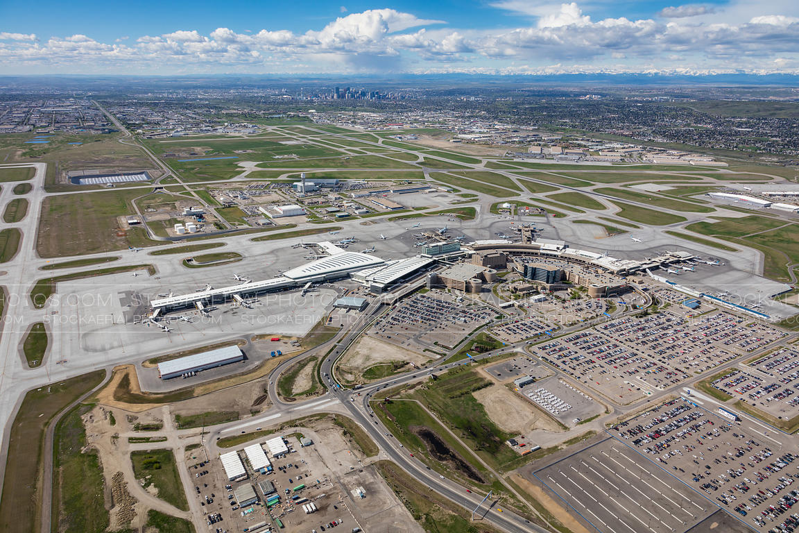 Aerial Photo | Calgary International Airport