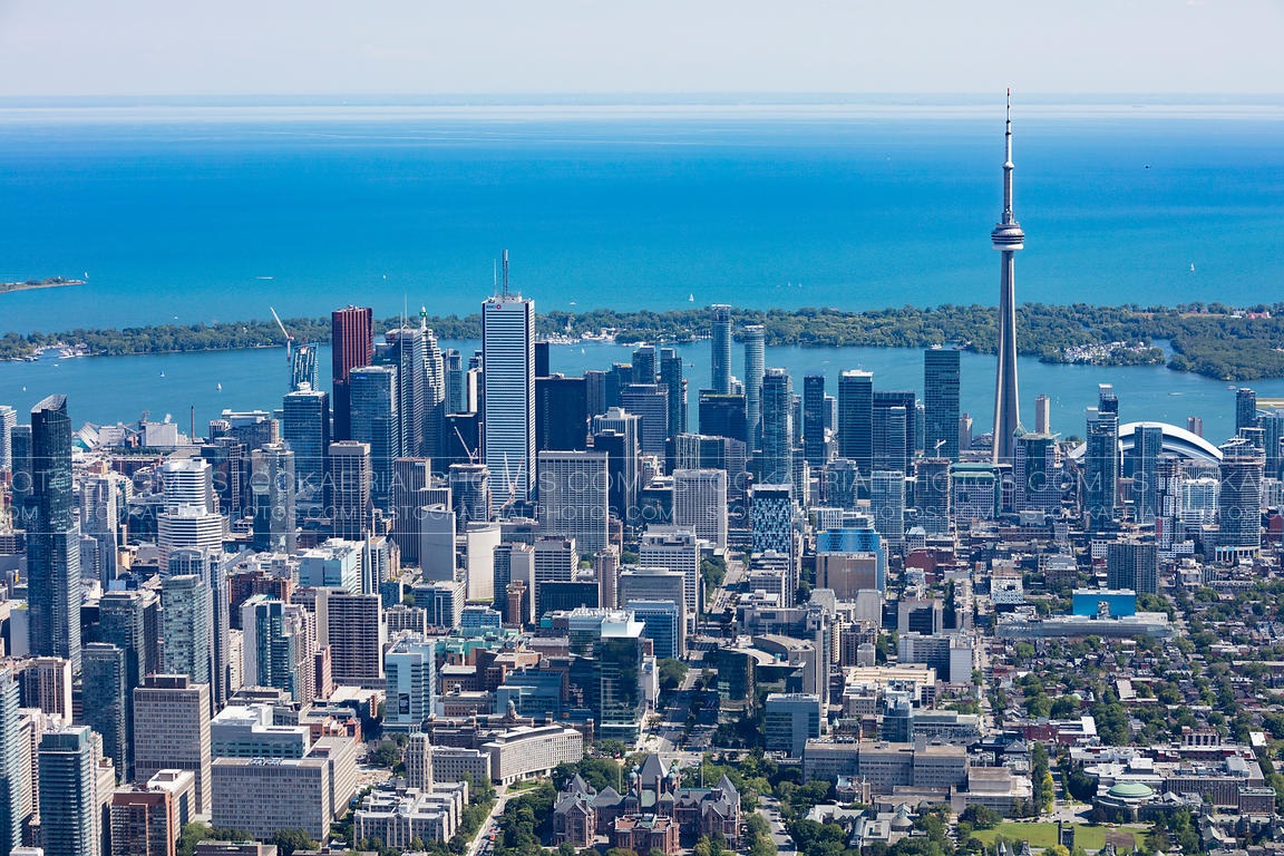 Aerial Photo | Toronto City Skyline