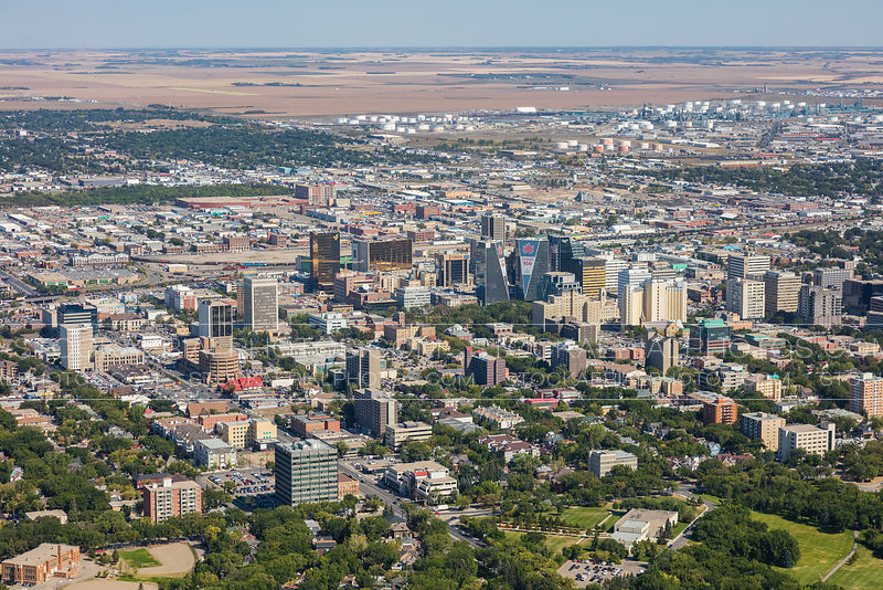 Aerial Photo | Downtown Regina