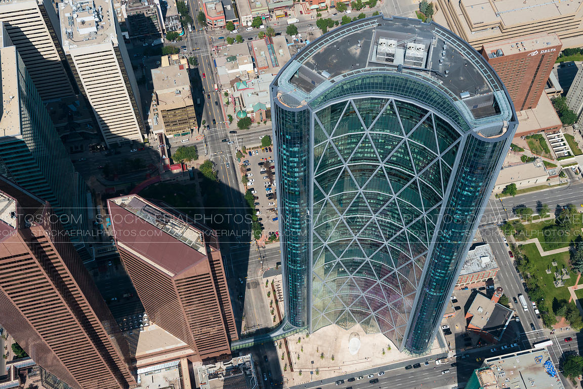 Aerial Photo | Bow Building and Suncor Energy Center