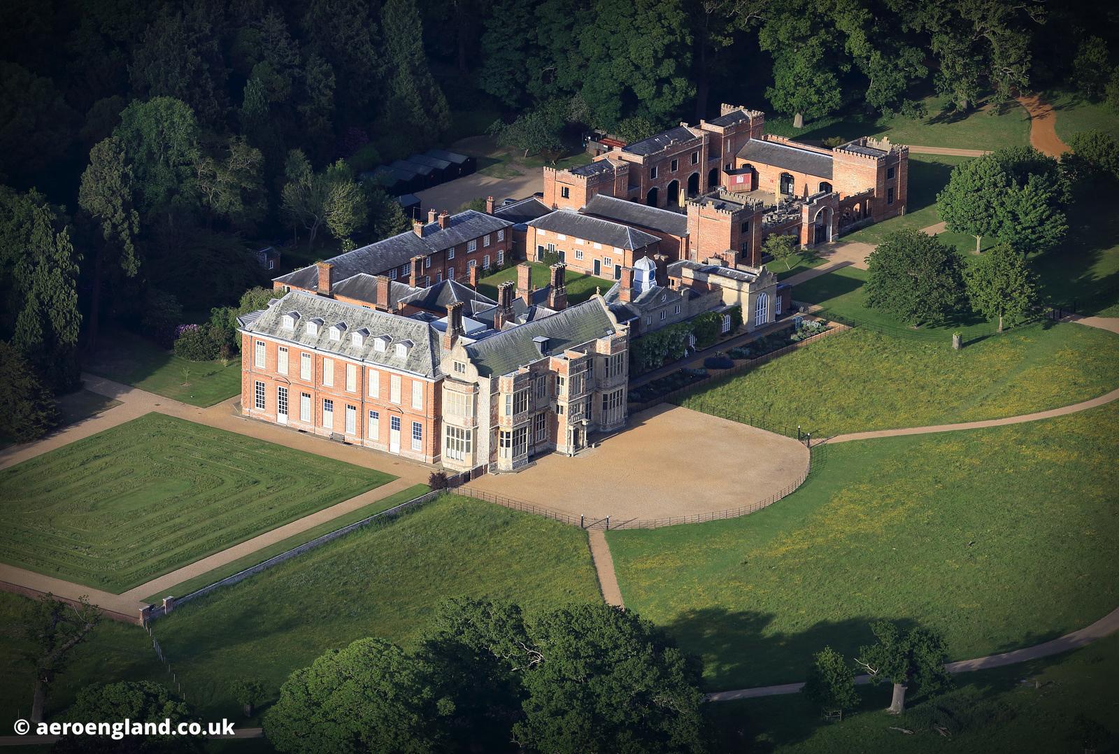 aeroengland | aerial photograph of Felbrigg Hall Norfolk England UK