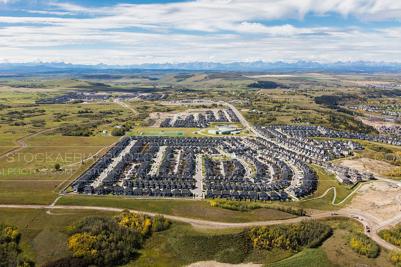 Stock Aerial Photos | Cochrane, Alberta
