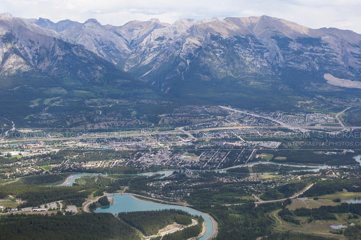 Aerial Photo | Canmore, Alberta
