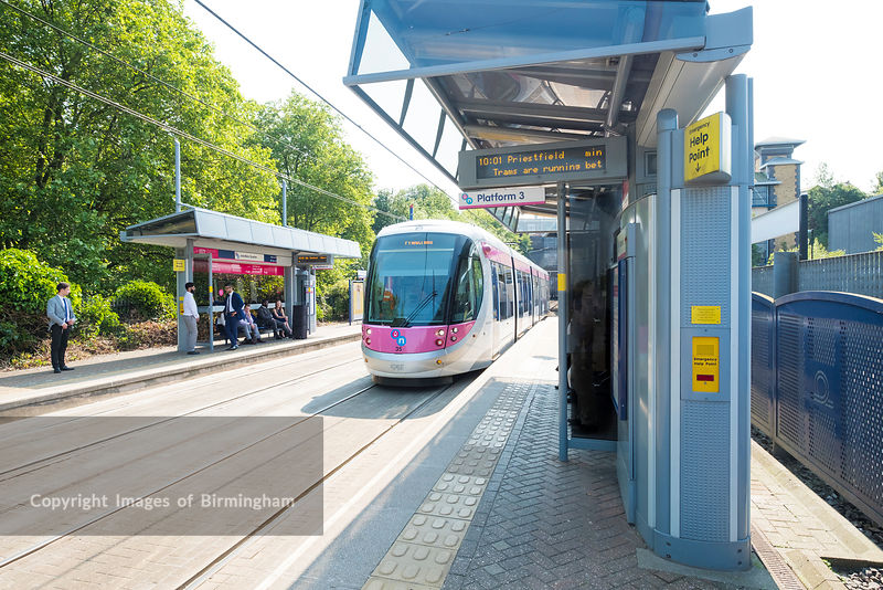 Images of Birmingham Photo Library The Jewellery Quarter train and tram ...
