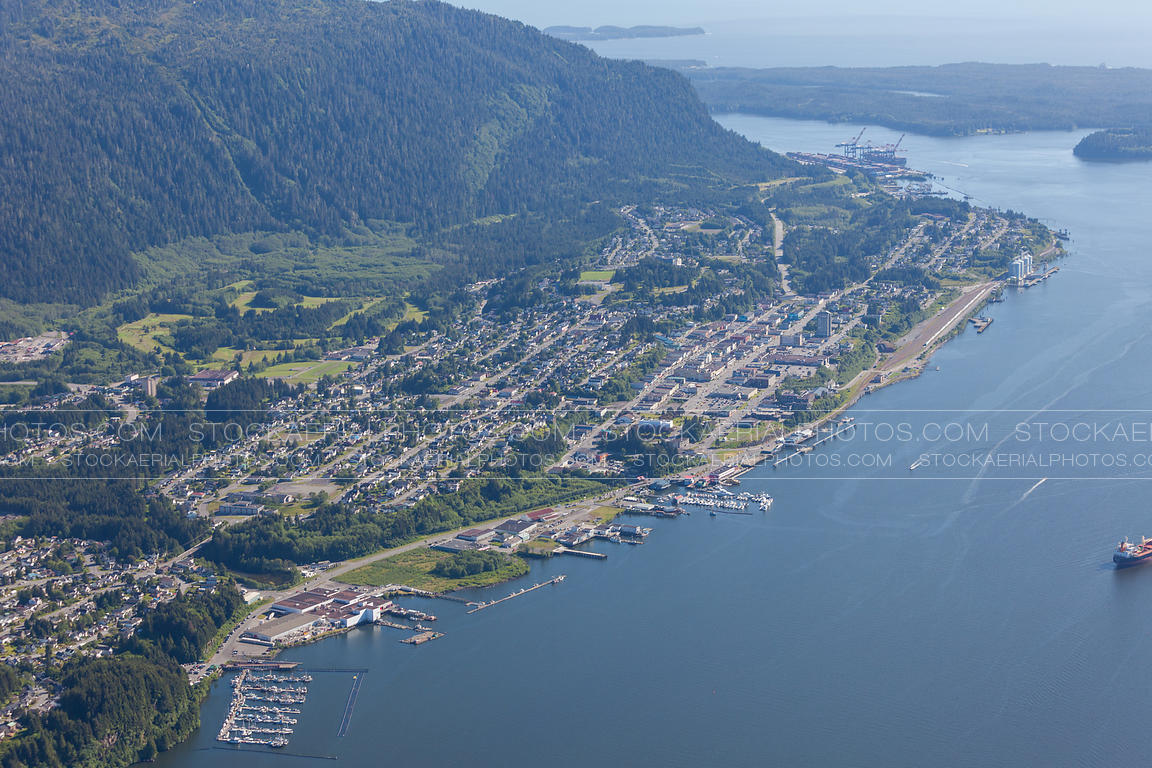 Aerial Photo | Prince Rupert Skyline